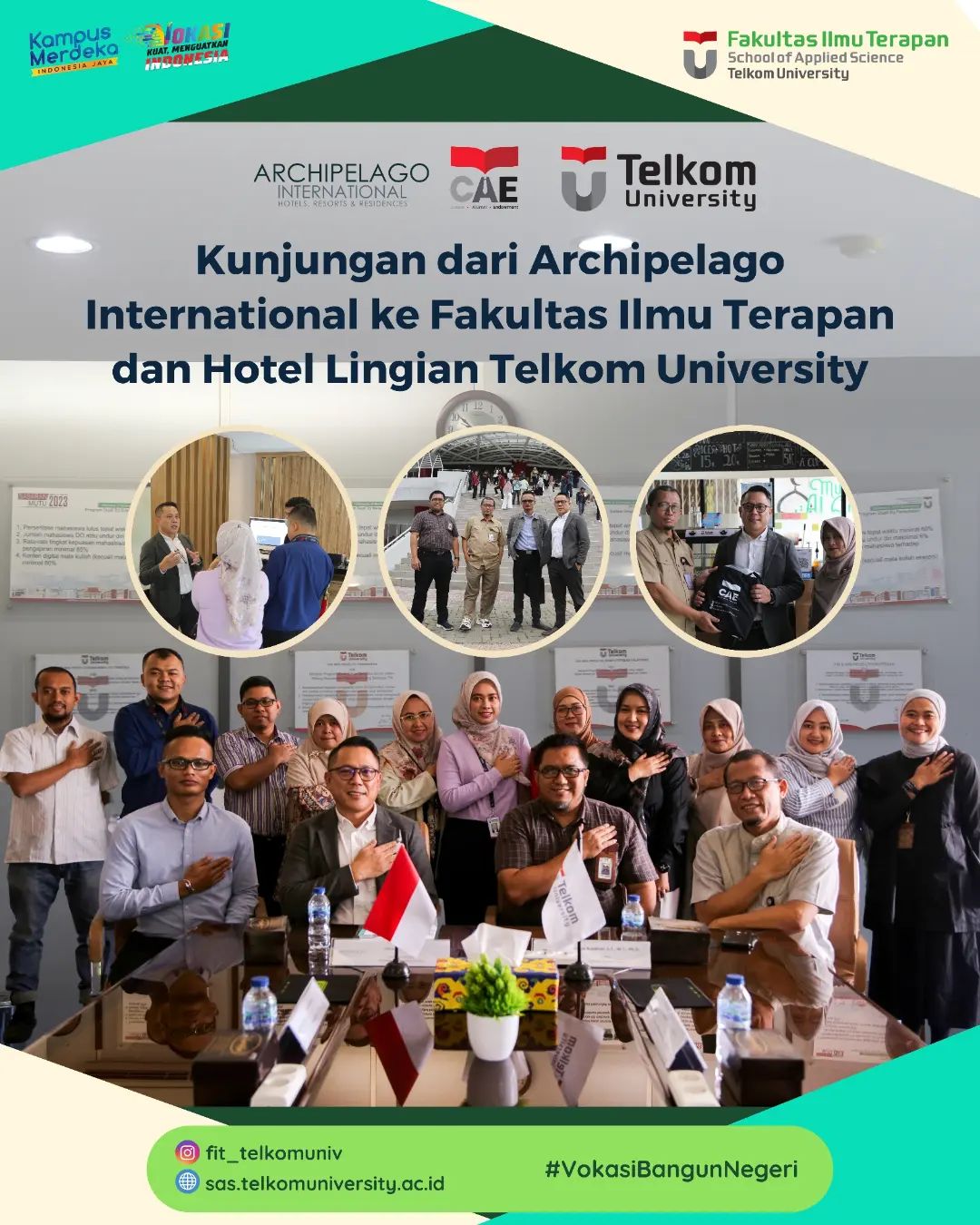 Kunjungan dari Archipelago International ke Fakultas Ilmu Terapan ...